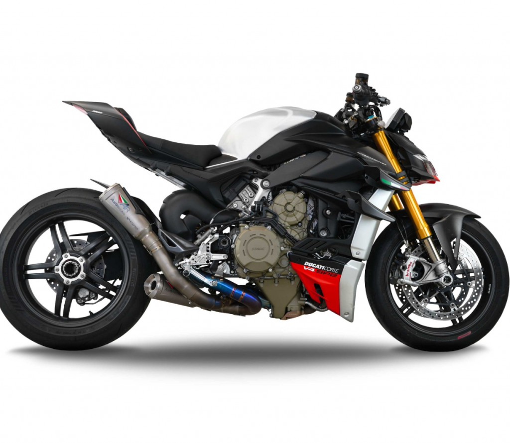 DUCATI PANIGALE/STREETFIGHTER V4 2020+: RS2 DE-CAT EXHAUST SYSTEM ...